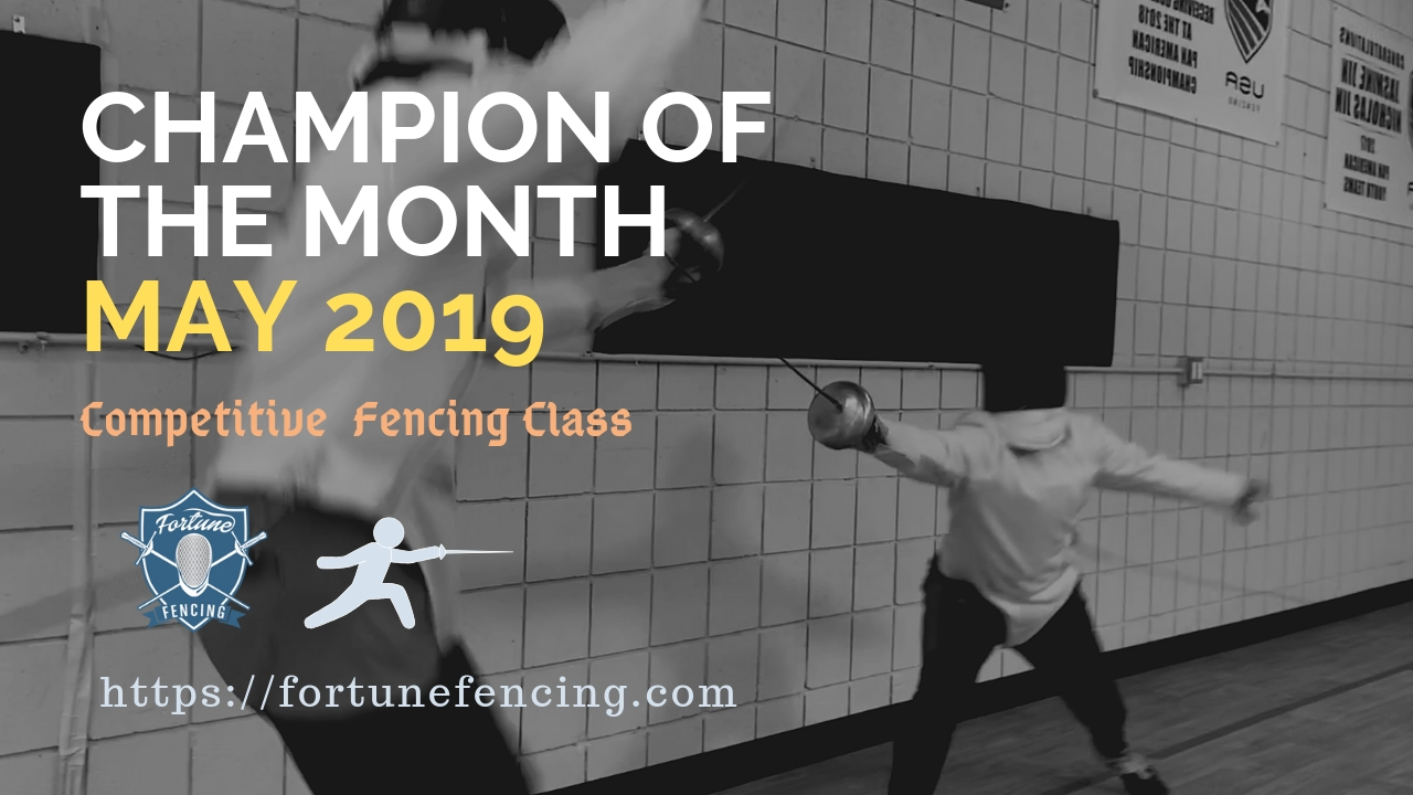 Champion Of The Month MAY 2019 - Aafreen Qureshi - Fortune Fencing